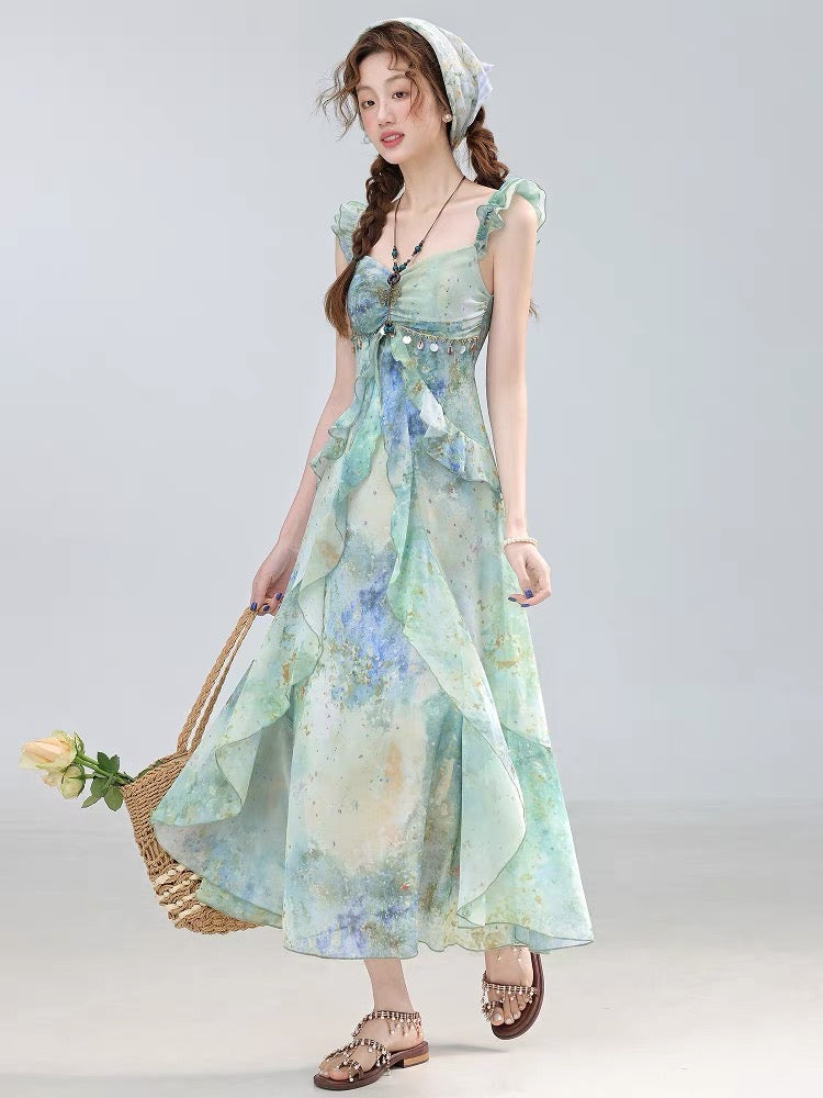 Venus Ethereal Dress Aphrodite Dress Ocean Mermaid Dress Ocean Fairy