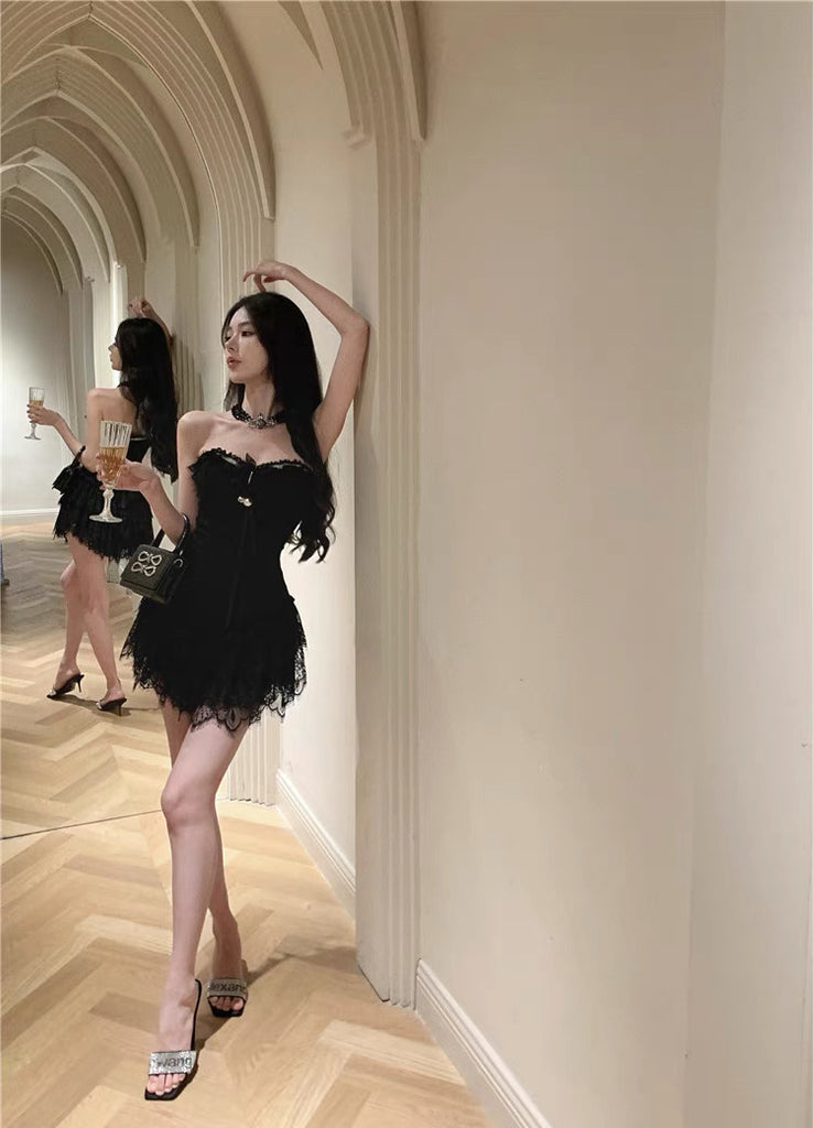 Dark Coquette Dress Dark coquette aesthetic dark coquette style