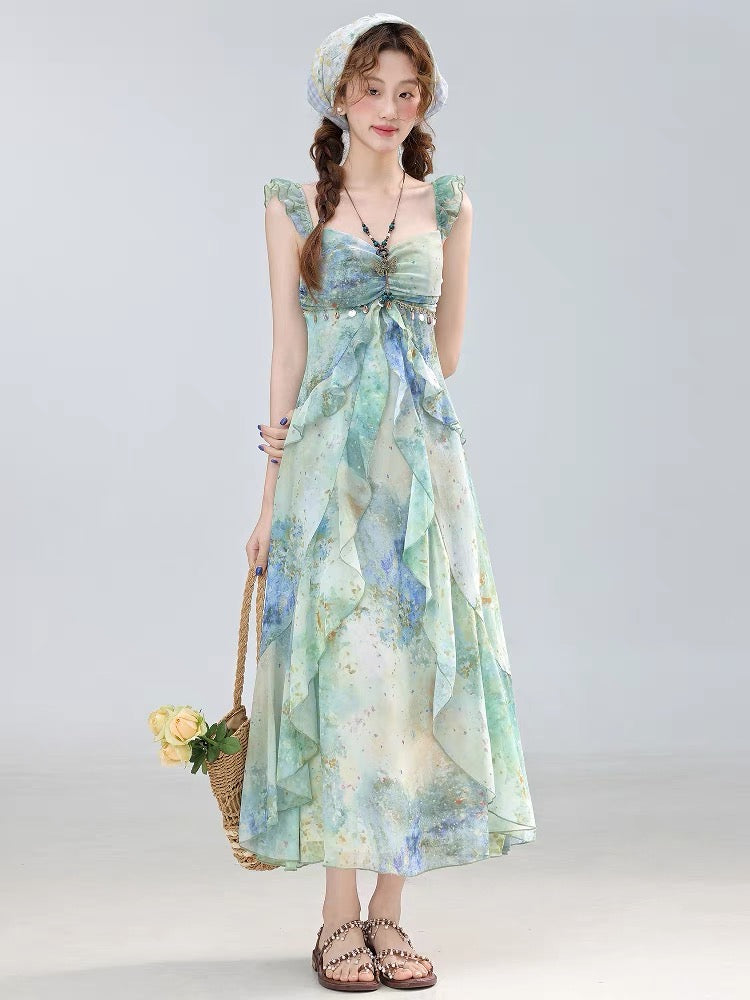 Venus Ethereal Dress Aphrodite Dress Ocean Mermaid Dress Ocean Fairy