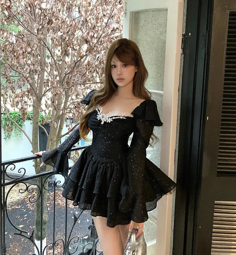 Sparkle Coquette Mini Dress Coquette Outfits Coquette Fashion