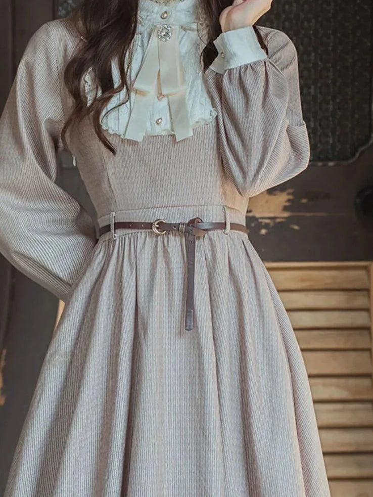 Light Academia Vintage Dress Dark Academia Dress Victorian Vintage Dress
