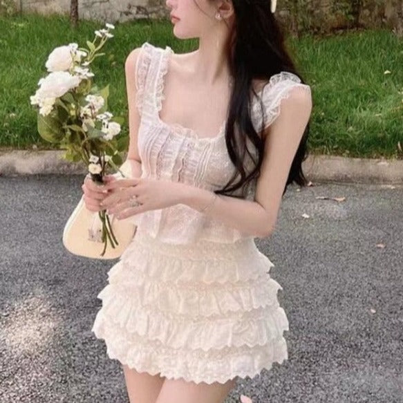 Cookie 2-Piece Coquette Lace Set Coquette Aesthetic