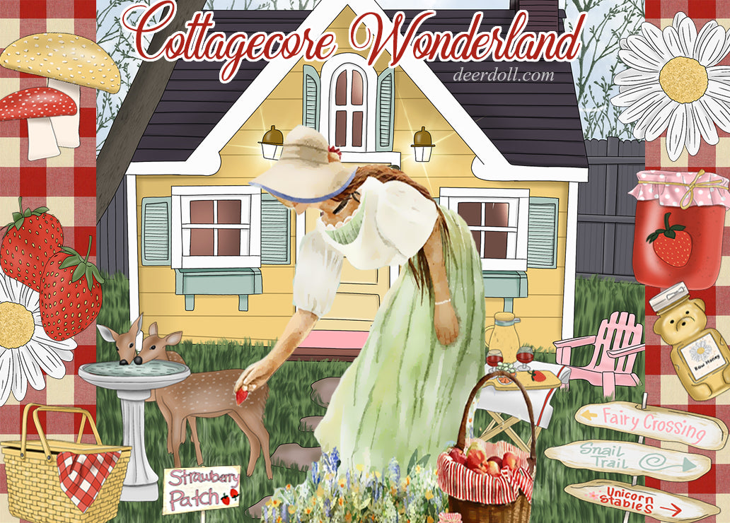 A blend of romantic cottagecore coquette style & a dash of nostalgia ...