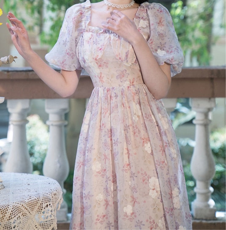 Paulina Fairycore Princess Dress Cottagecore fashion, Princesscore Dress